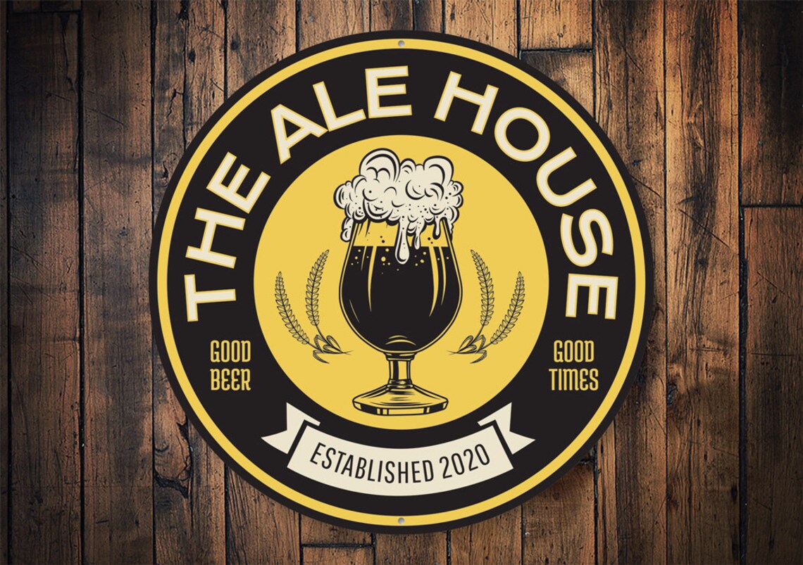 Ale House Sign Drinker Sign Ale House Ale Beer Sign Ale - Etsy