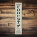 Forest Vertical Sign Personalized Enjoy Hiking Camping - Etsy