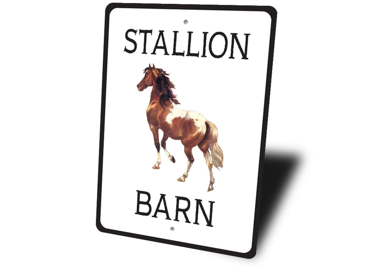 Stallion Barn Horse Barn Custom Barn Sign Custom Horse | Etsy