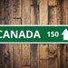 Location Directional Arrow Sign, Personalized Mileage Destination Sign ...