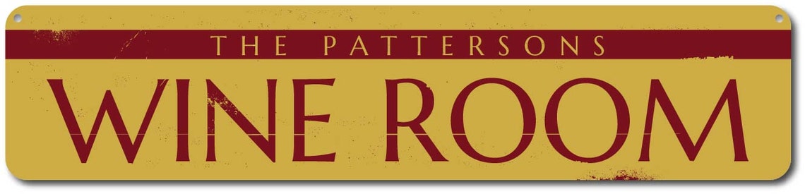 Wine Room Sign Personalized Family Name Bar Sign Wine Lover - Etsy