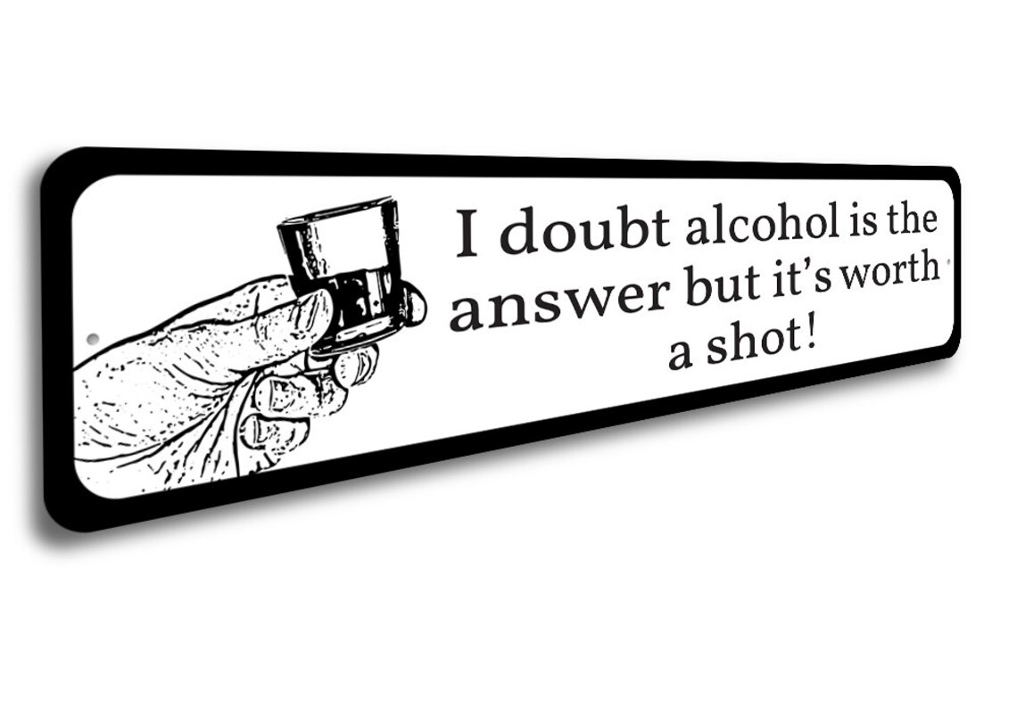 Alcohol Bar Sign Funny Bar Gift Bar Decor Gift Funny Bar - Etsy