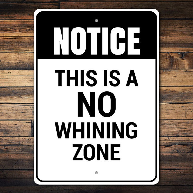 No Whining - Etsy