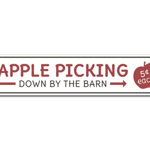 Apple Sign Apple Picking Decor Apple Picking Sign Apple - Etsy