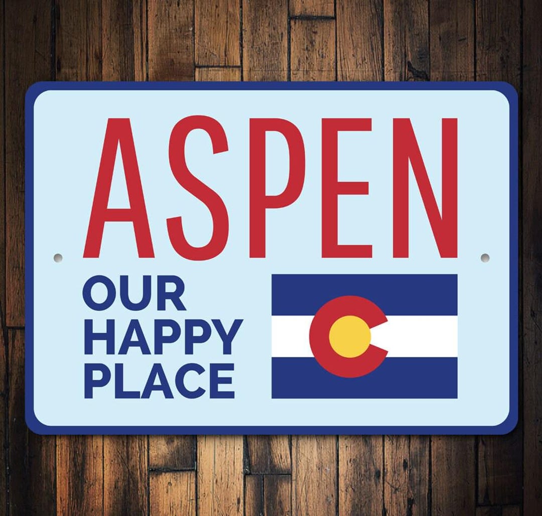 Aspen Colorado Sign, Colorado Decor, Colorado Sign, Life in Colorado ...