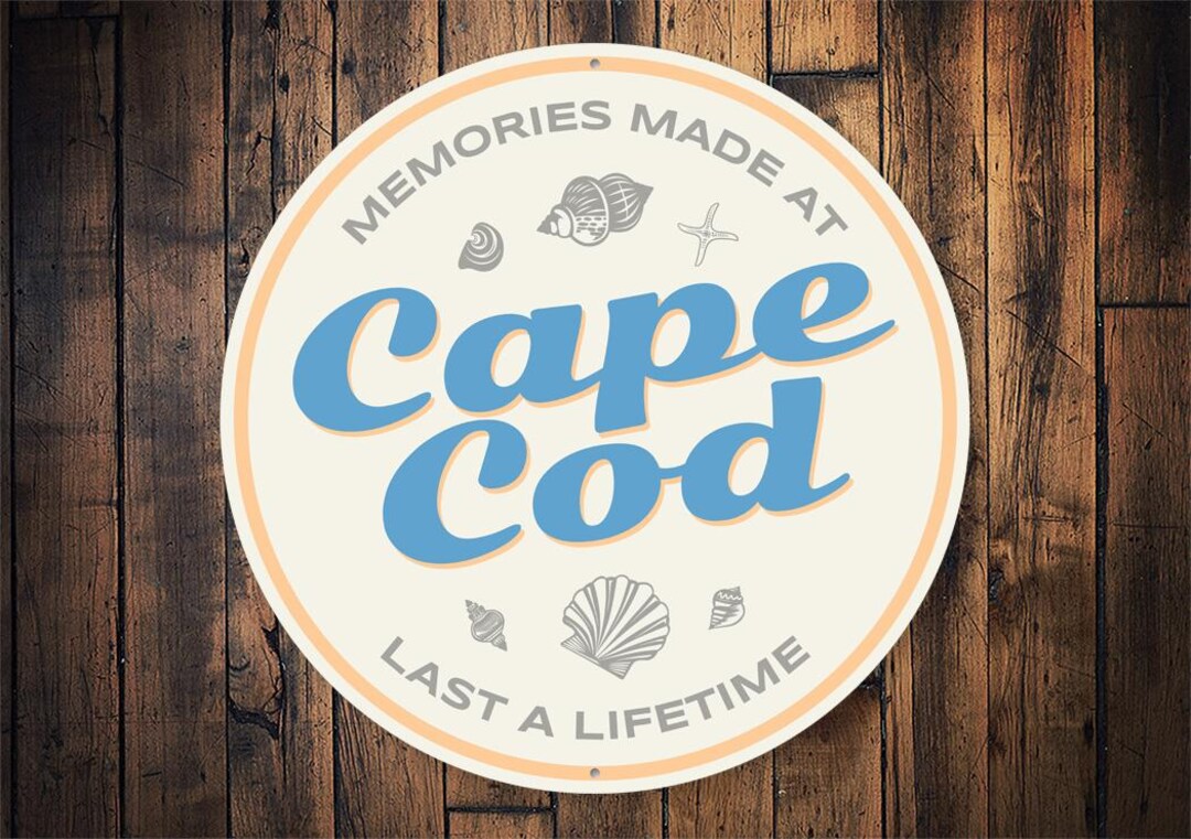 Cape Cod Memories Sign, Cape Cod Wall Decor, Beach House Decor, Coastal ...
