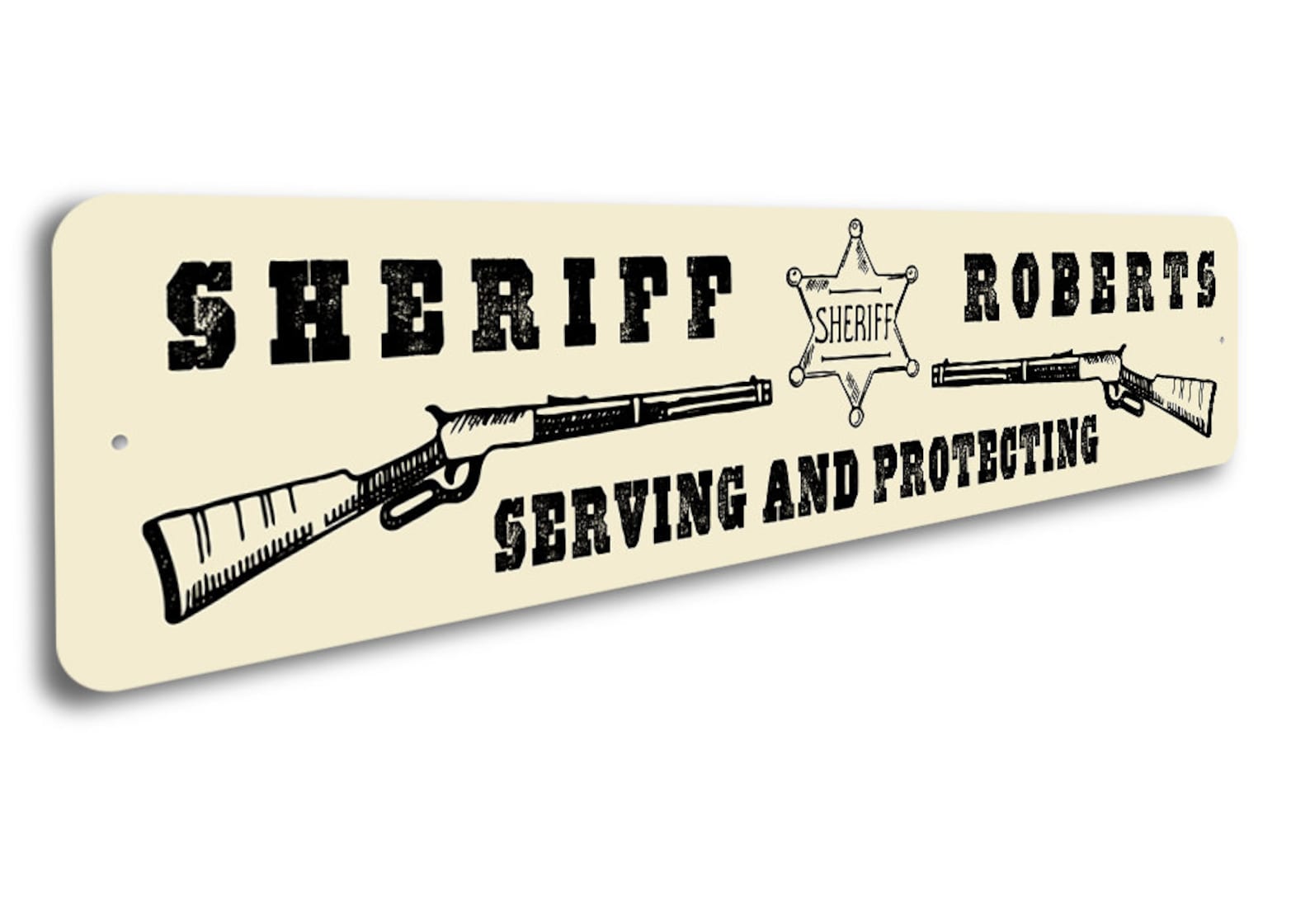 Western Sheriff Sign Custom Sheriff Sign Custom Police Gift - Etsy