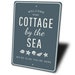 Cottage Sea Sign Beach Cottage Decor Cottage Decor Coast - Etsy