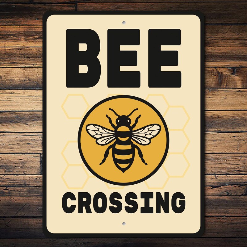 Bee Warning Sign - Etsy