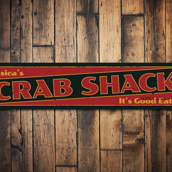Crab Shack Sign - Etsy