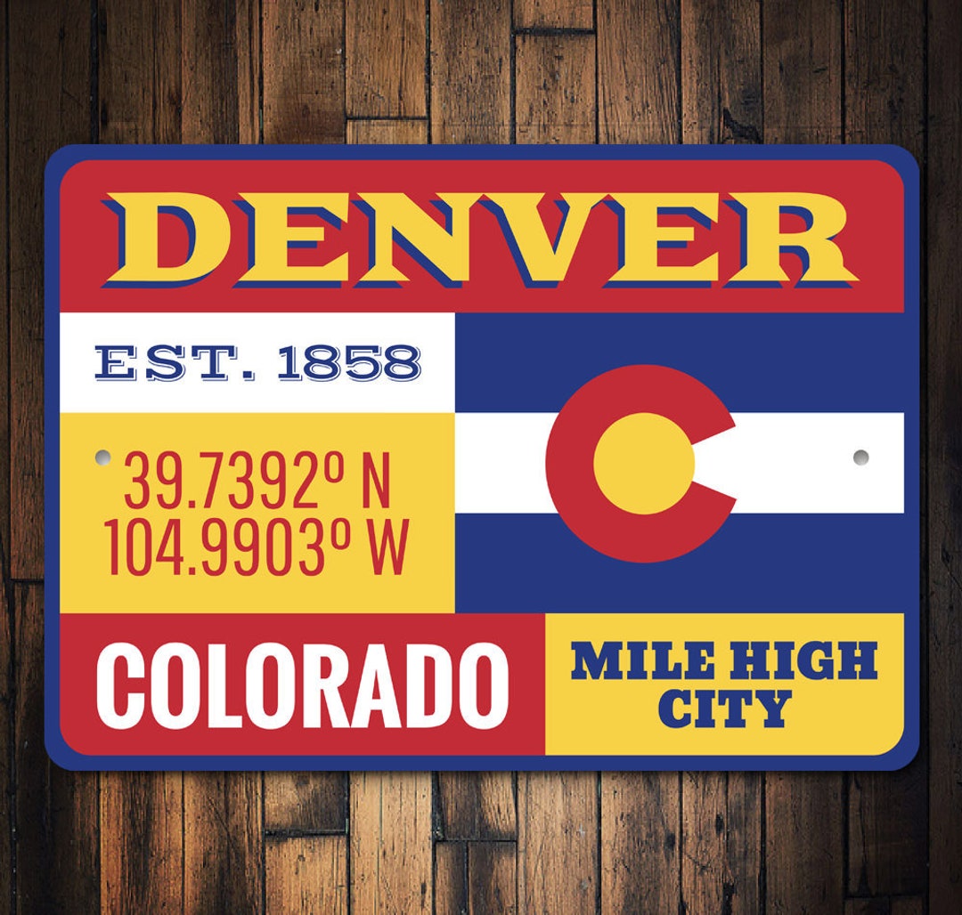 Denver Colorado Sign, Colorado Sign, Colorado Life Sign, Denver ...