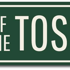 Boss of the Toss Sign, Custom Corn Hole Winner Gift, Personalized Bags ...