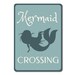 Mermaid Sign, Mermaid Decor, Mermaid Crossing Sign, Little Mermaid Gift ...
