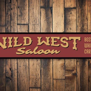 Wild West Show, Wild West Sign, Cowboy Decor, Country Saloon, Decor for ...