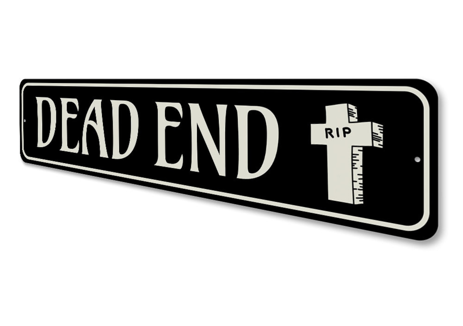 Dead End Sign Rest in Peace Signs Dead End Halloween | Etsy