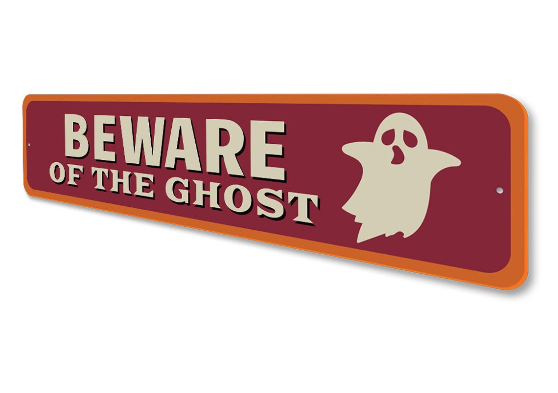 Beware of Ghost Ghostly Decoration Halloween Ghosts - Etsy