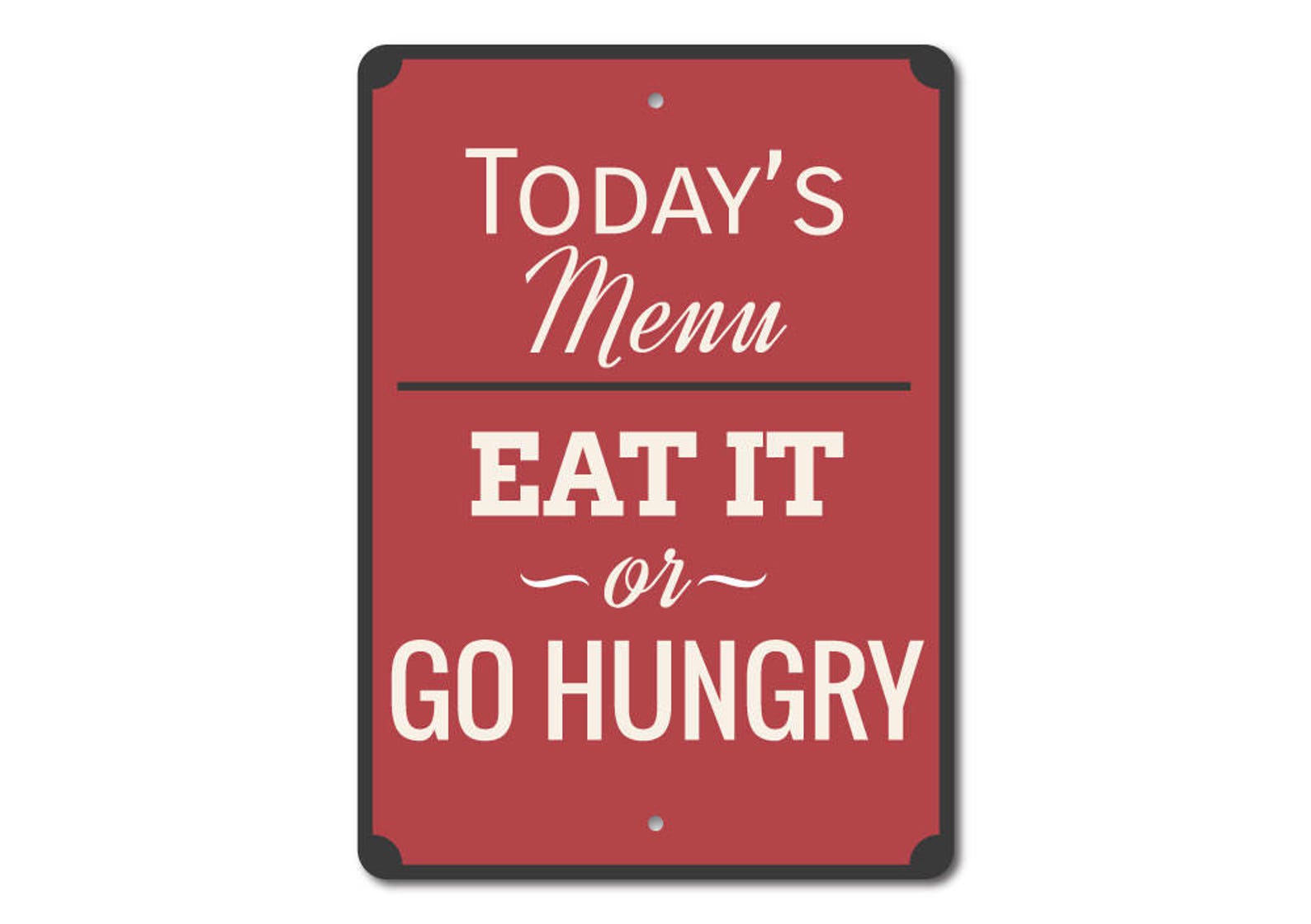 Kitchen Menu Sign Eat Sign Menu Kitchen Sign Kitchen Phrase | Etsy