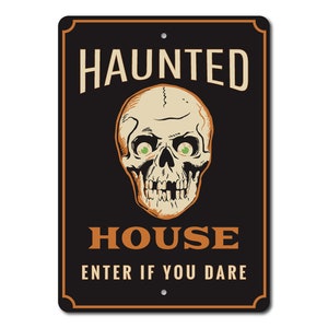 Haunted House Sign, Scary Houses Sign, Haunted Decor, Scary Kid Gift ...