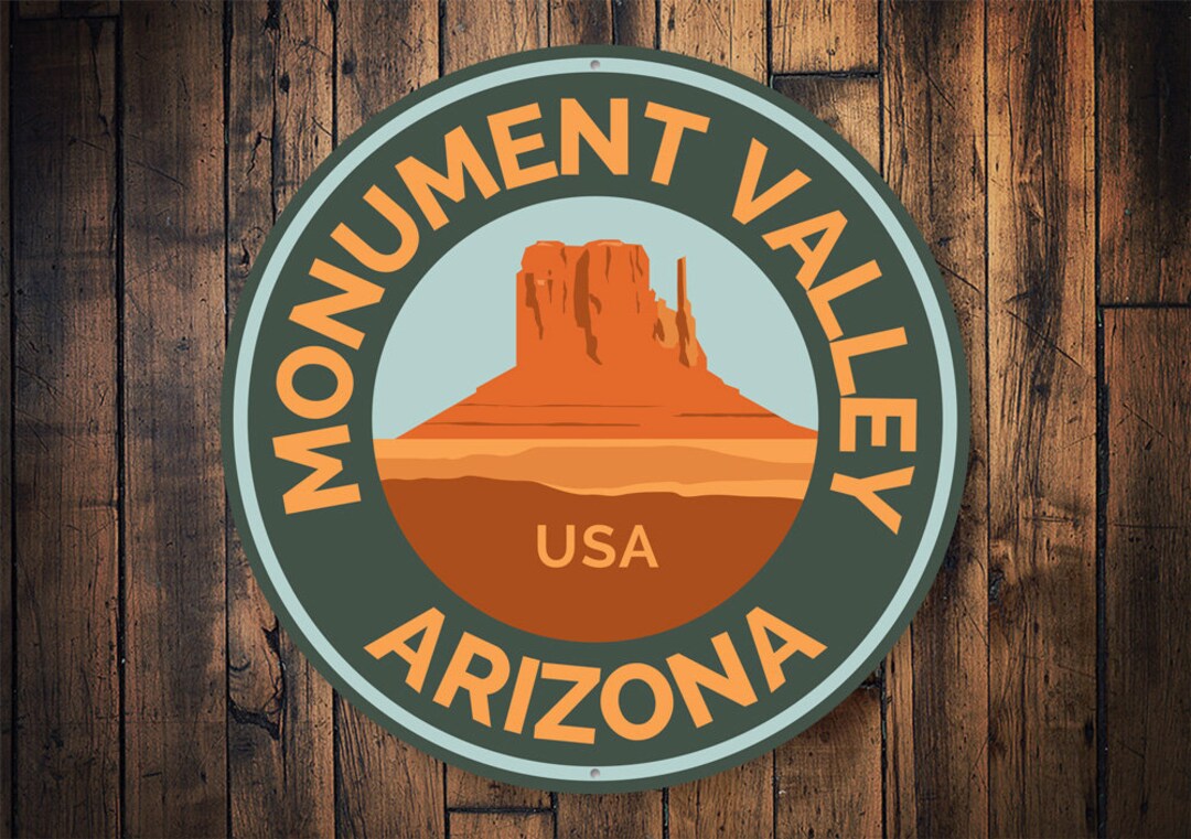 Monument Valley National Park Sign, Monument Valley Sign, Travel Decor ...