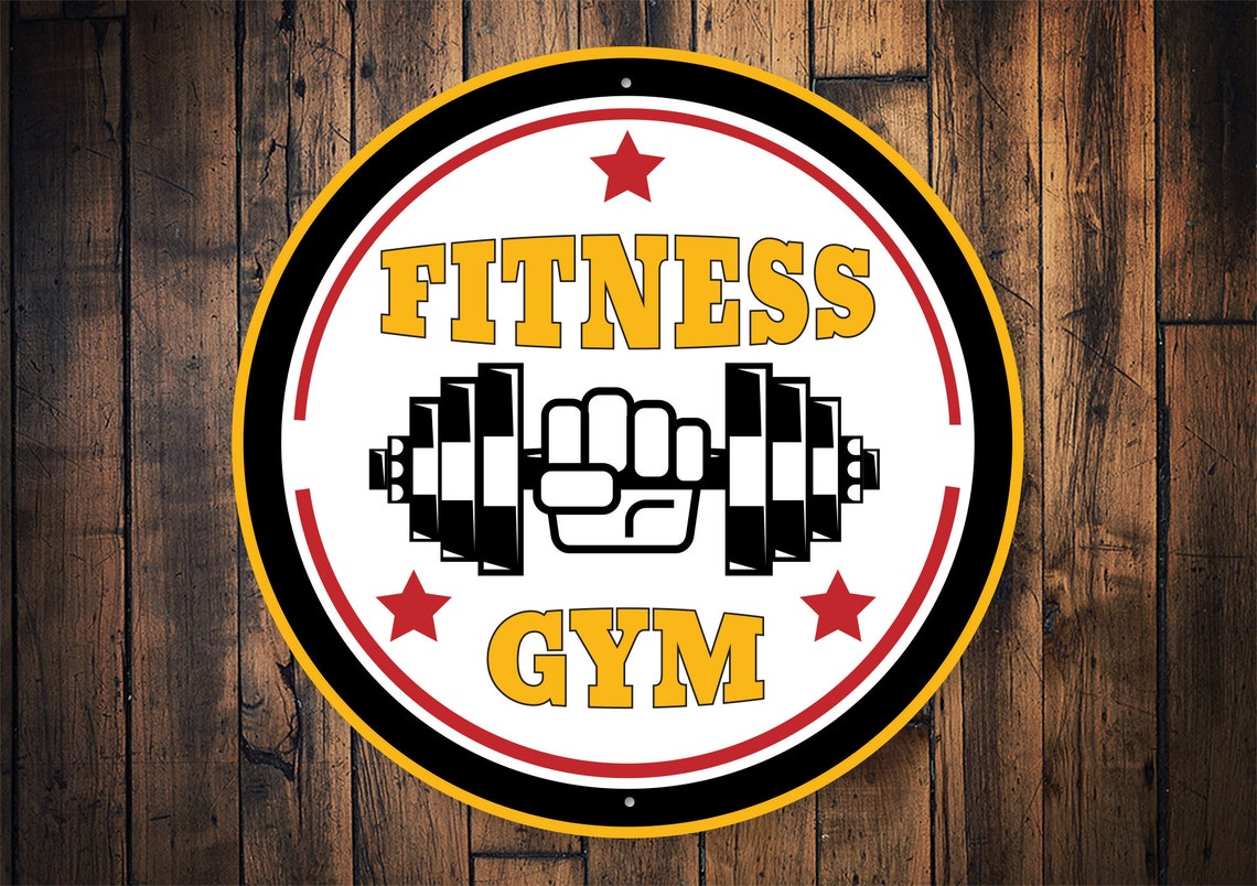 Fitness Gym Sign Custom Gym Sign Custom Gym Gym Gift - Etsy