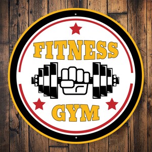 Fitness Gym Sign, Custom Gym Sign, Custom Gym, Gym Gift, Family Gym ...