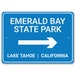 Emerald Bay Park, State Park Sign, Emerald Bay State Park, Emerald Bay ...