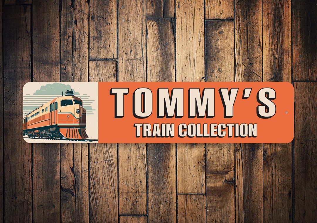 Kids Train Collection Sign, Train Collection, Model Train Collection ...