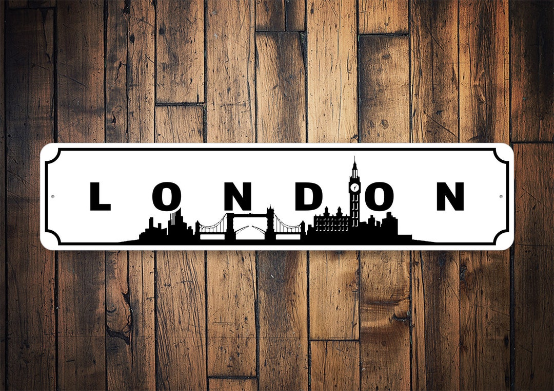 London Skyline Sign, London Skyline, London City, London Lover, UK ...