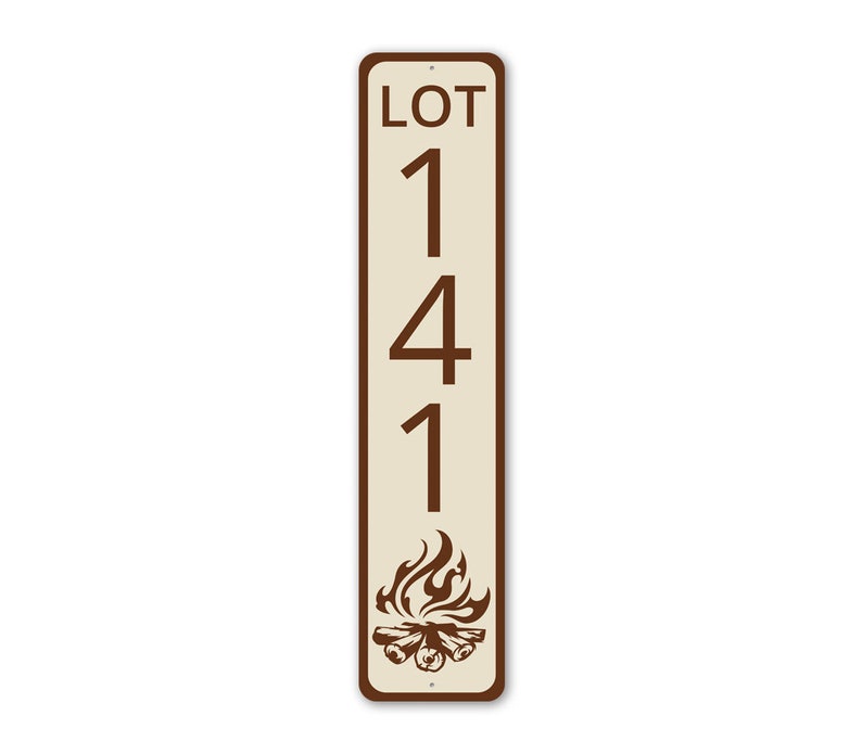 Camping Lot Spot Sign, Camping Lot Number Sign, Camper Number Sign ...