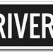 River Location Directional Arrow Sign Personalized Distance - Etsy