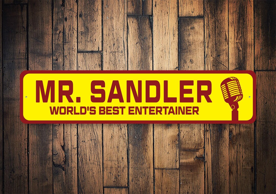 Comedian Room Sign, Custom Entertainer Gift, Entertainer Sign, Worlds ...