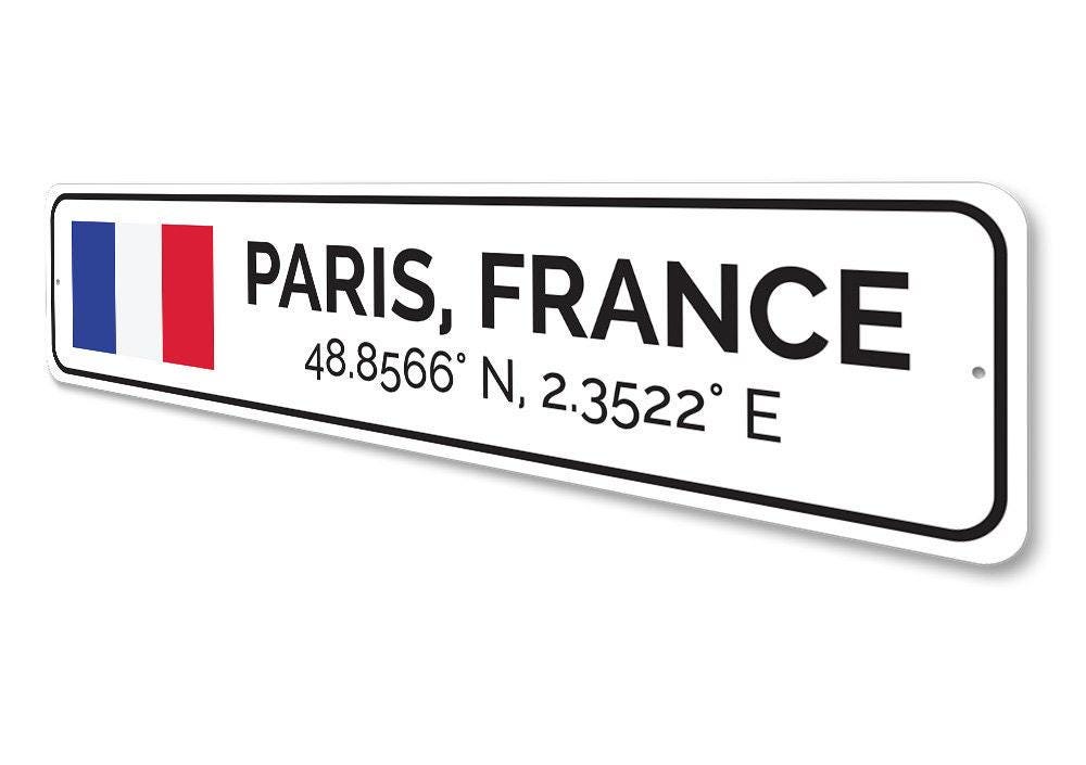Paris France Sign, France Lovers Sign, French People Decor Sign ...
