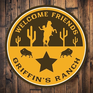 Yellowstone Ranch Sign, Yellowstone Sign, Decor for Yellowstone ...