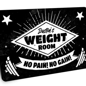 Custom Weight Sign, Weight Room Decor, Vintage Weights, Vintage Lifting ...