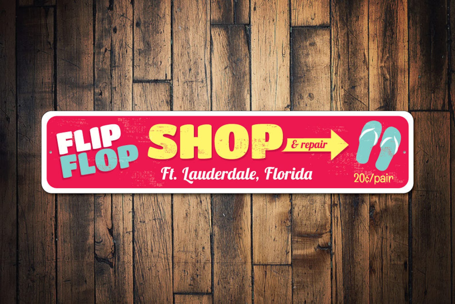 Flip Flop Shop Sign Flip Flop Sign Custom Flip Flop Decor - Etsy UK
