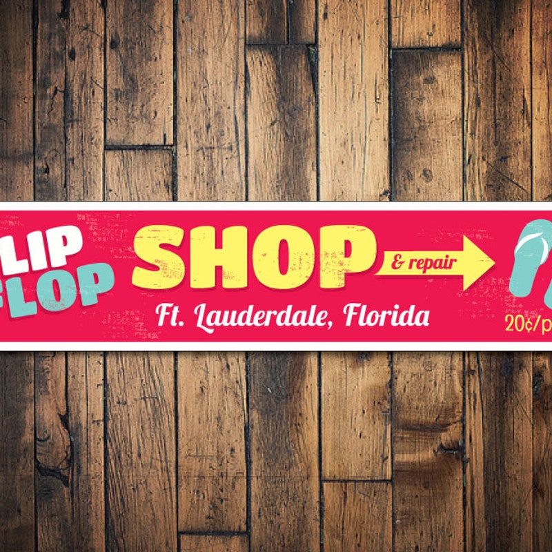 Flip Flop Decor - Etsy