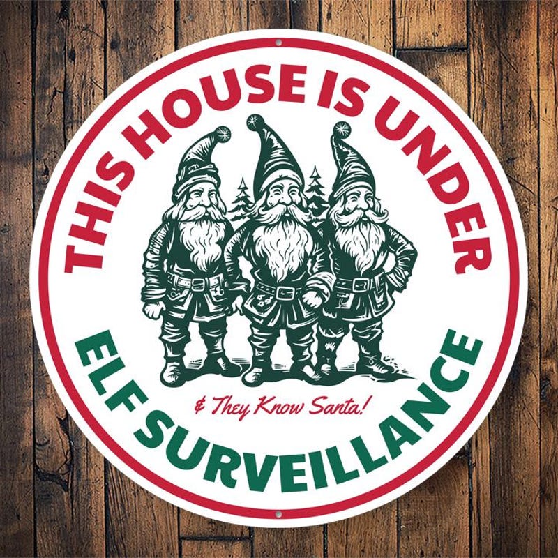 Elf Surveillance - Etsy