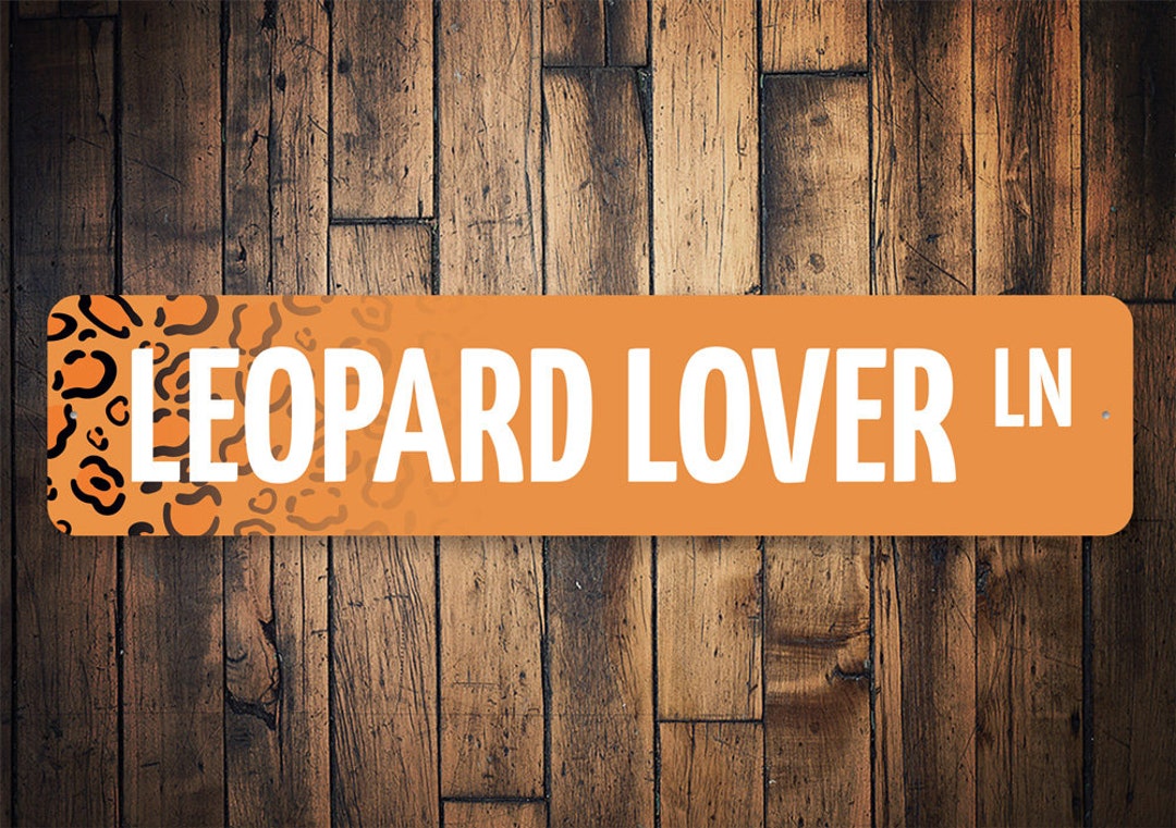 Leopard Lover Sign, Leopard Sign, Leopard Decor, Zoo Signs, Zoo Animals ...
