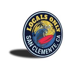 Locals Only Surf, Surfer Decor, Sign for Surf, Surfer Home, Big Wave ...