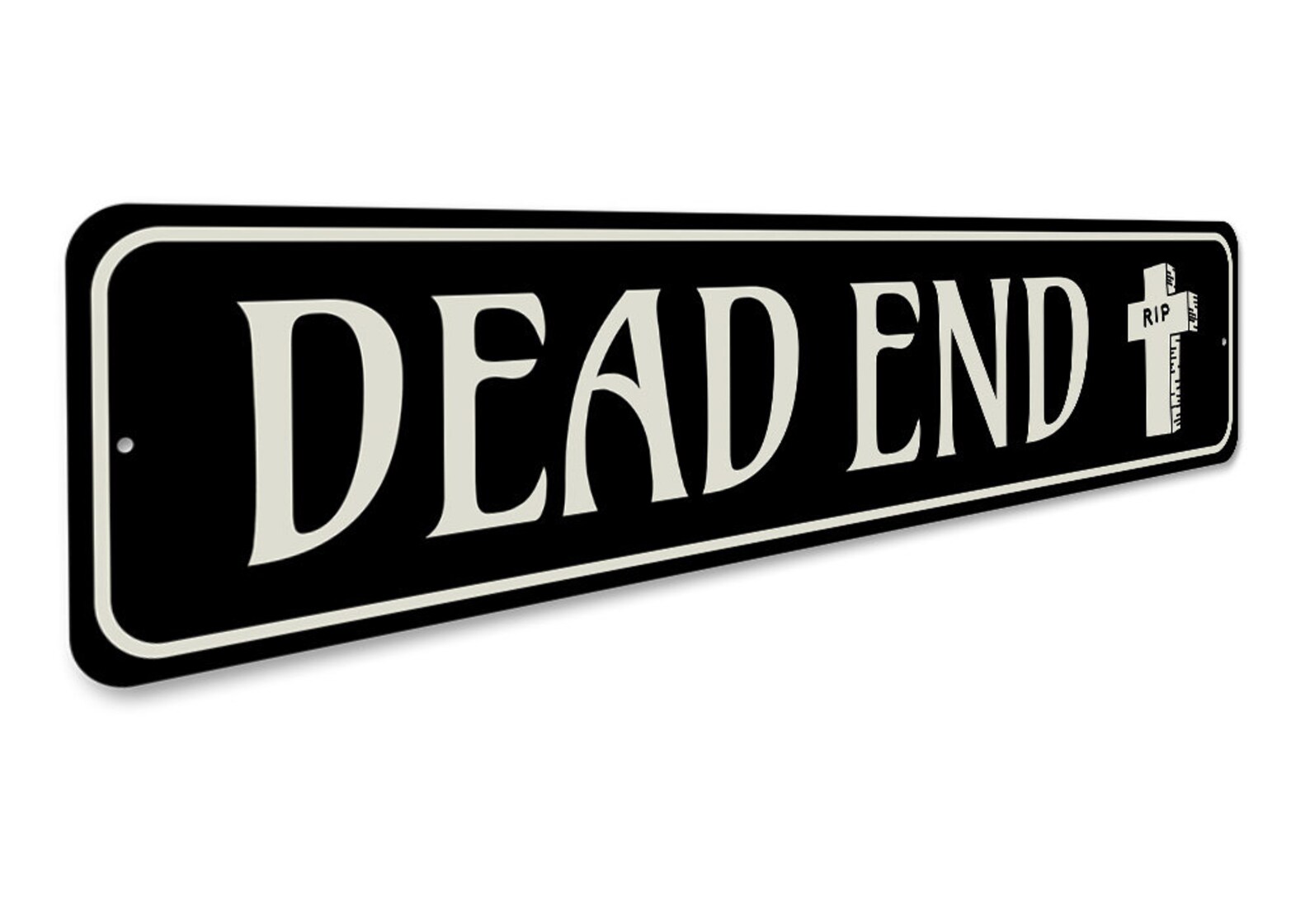 Dead End Sign Rest in Peace Signs Dead End Halloween | Etsy