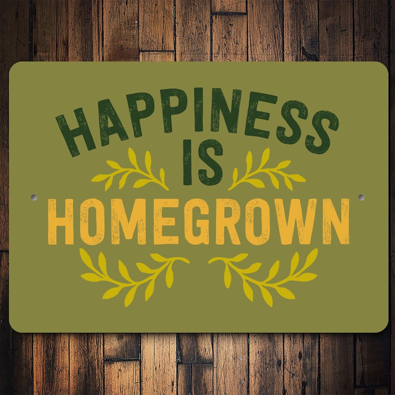 Happiness is Homemade Sign - Etsy