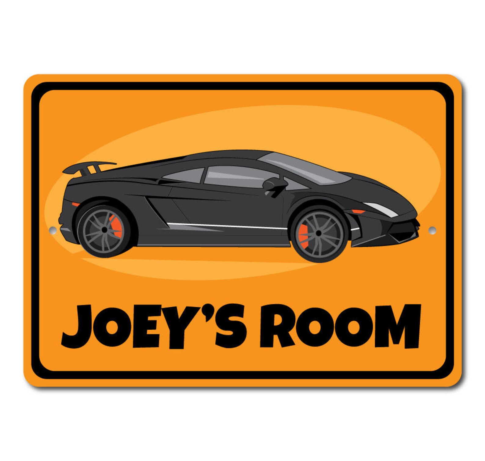 Buy Sports Car Sign Car Lover Gift Custom Car Sign Kid Room Online in ...