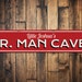 Jr. Man Cave Sign, Personalized Child Name Room Sign, Custom Kid Man ...