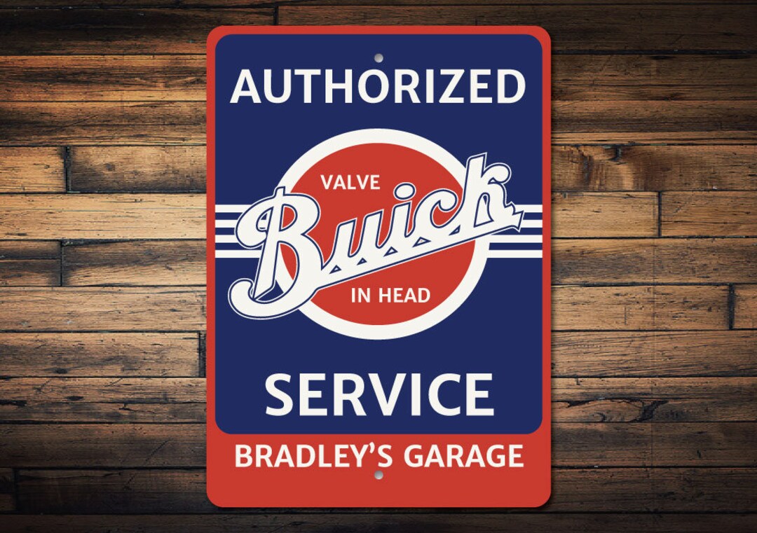 Buick Garage Sign, Buick Lover Gift, Dad Buick Gift, Chevy Buick Decor ...