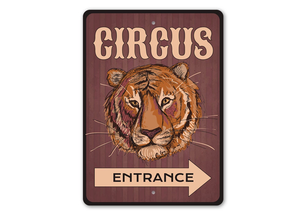 Circus Entrance Sign Circus Entry Circus Sign Vintage - Etsy