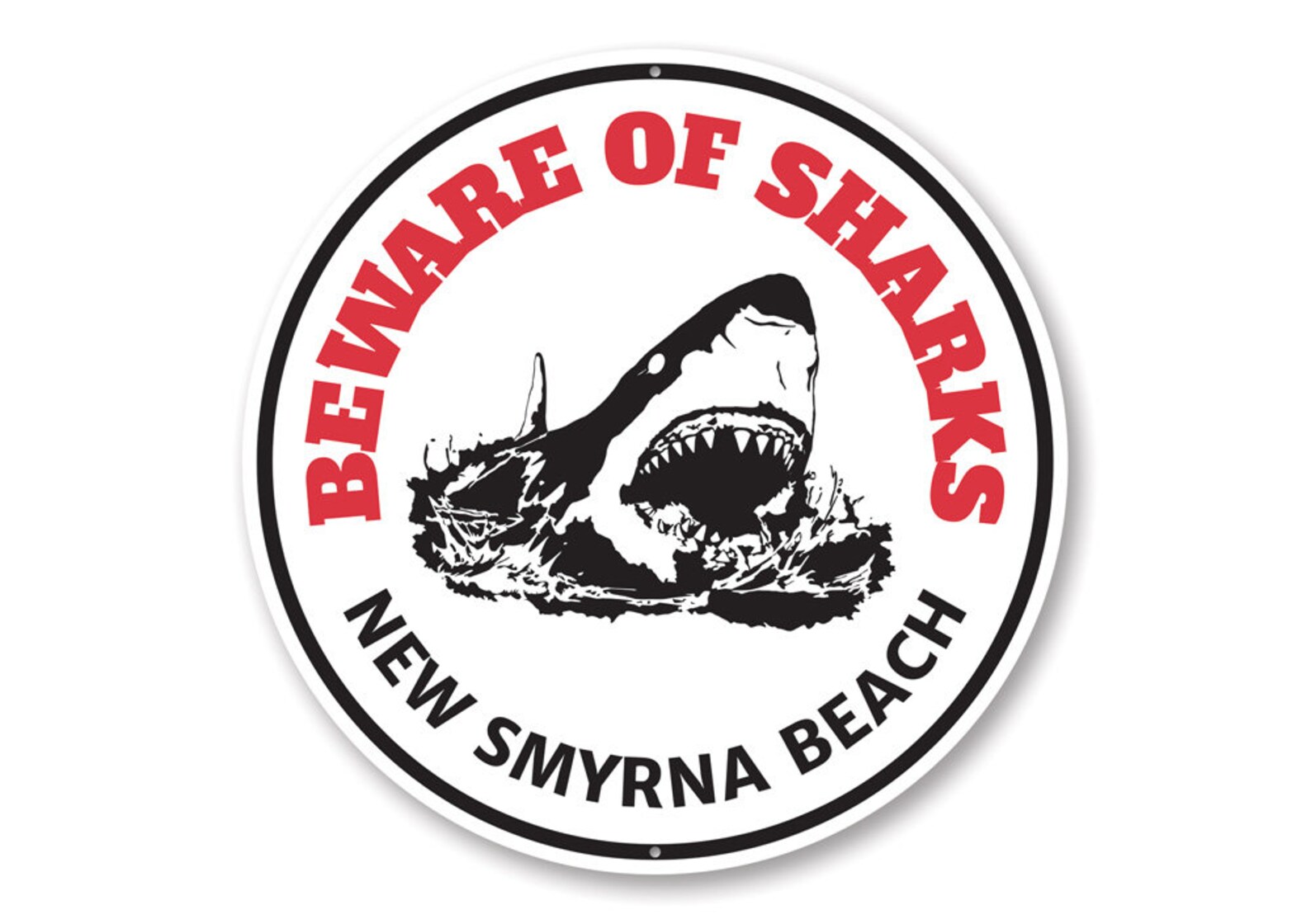 Beware of Shark Sign Shark Warning Shark Warn Sign Shark - Etsy