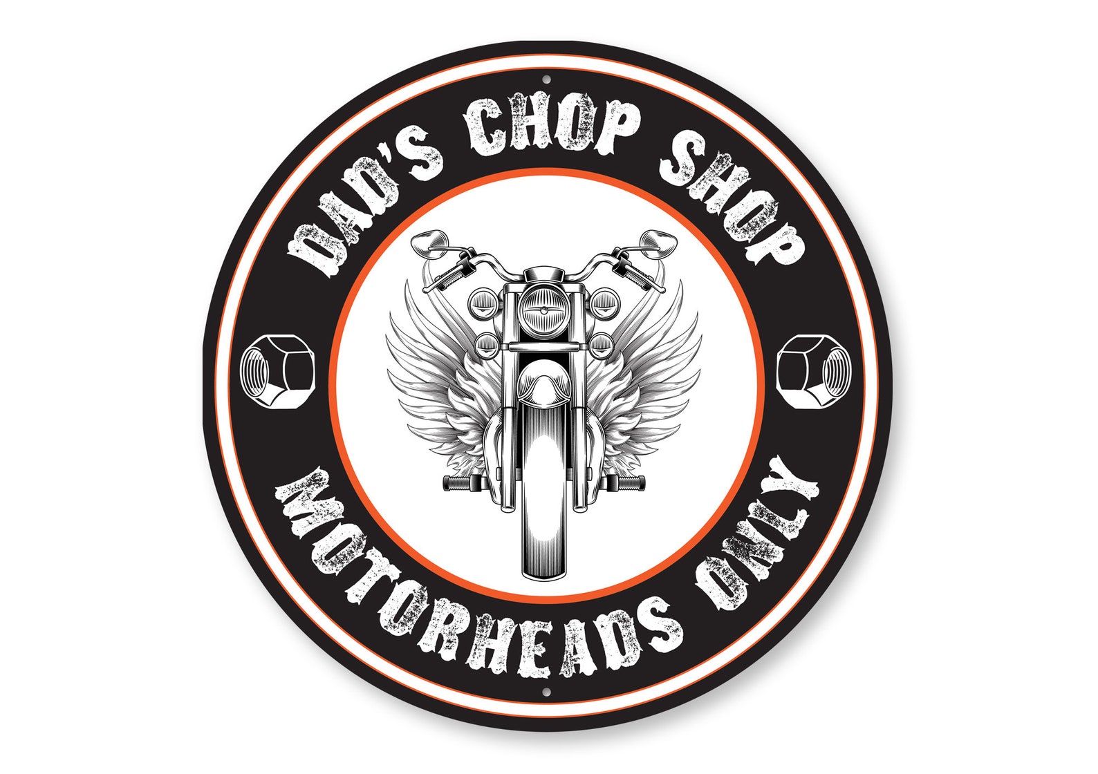 Dad's Chop Shop Sign Chop Shop Sign Sign For Chopper | Etsy