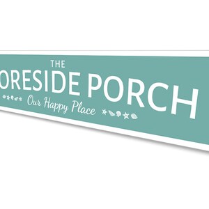 Shore Side Porch Sign, Beach Porch, Beach Houses Sign, Metal Beach Sign ...