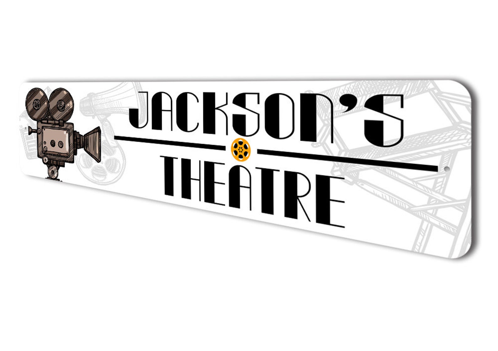 Personal Movie Sign Cinema Theatre Sign Movie Theatre Sign | Etsy