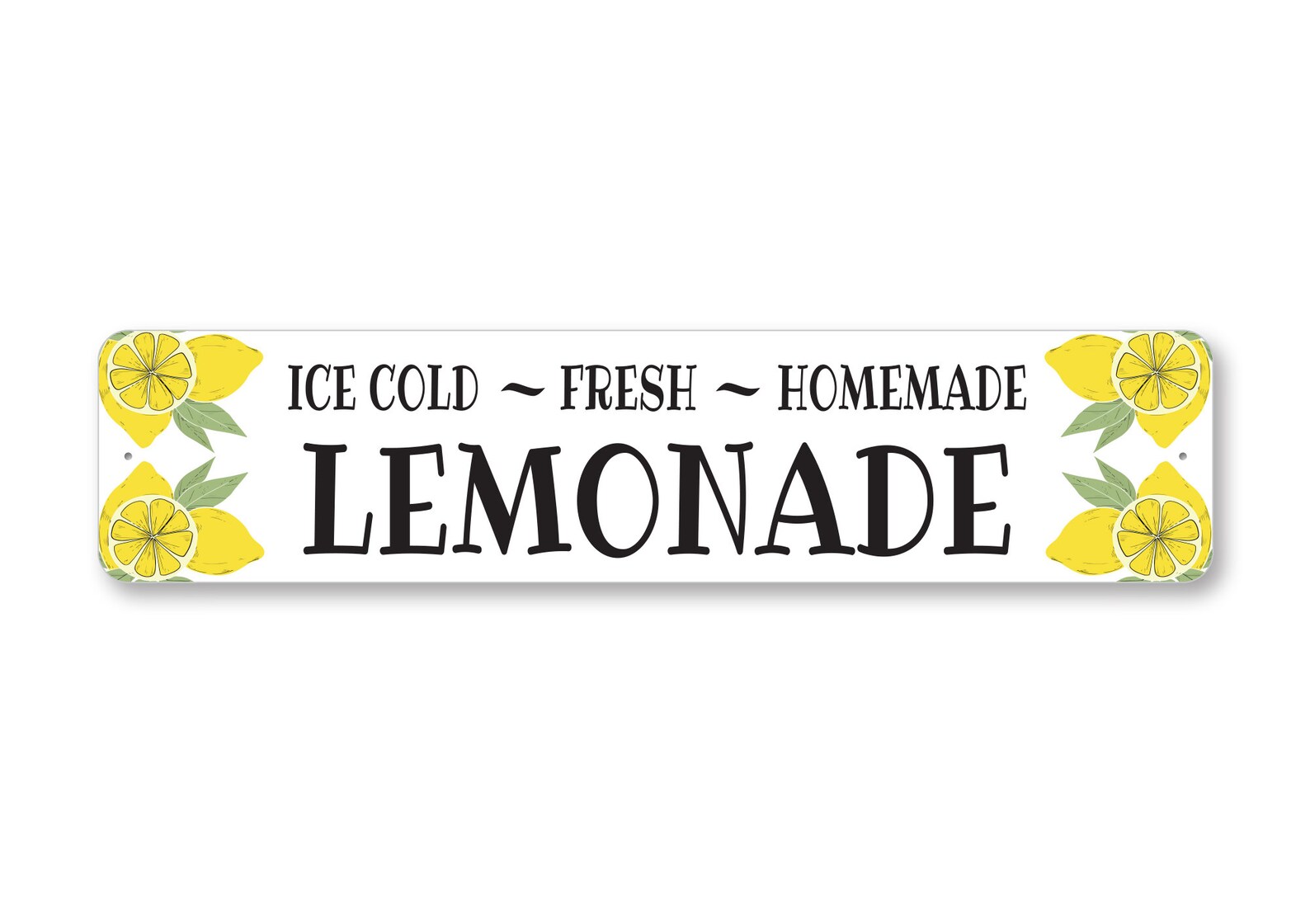 Ice Cold Lemonade Sign, Lemonade Sign, Fresh Lemonade, Summertime ...
